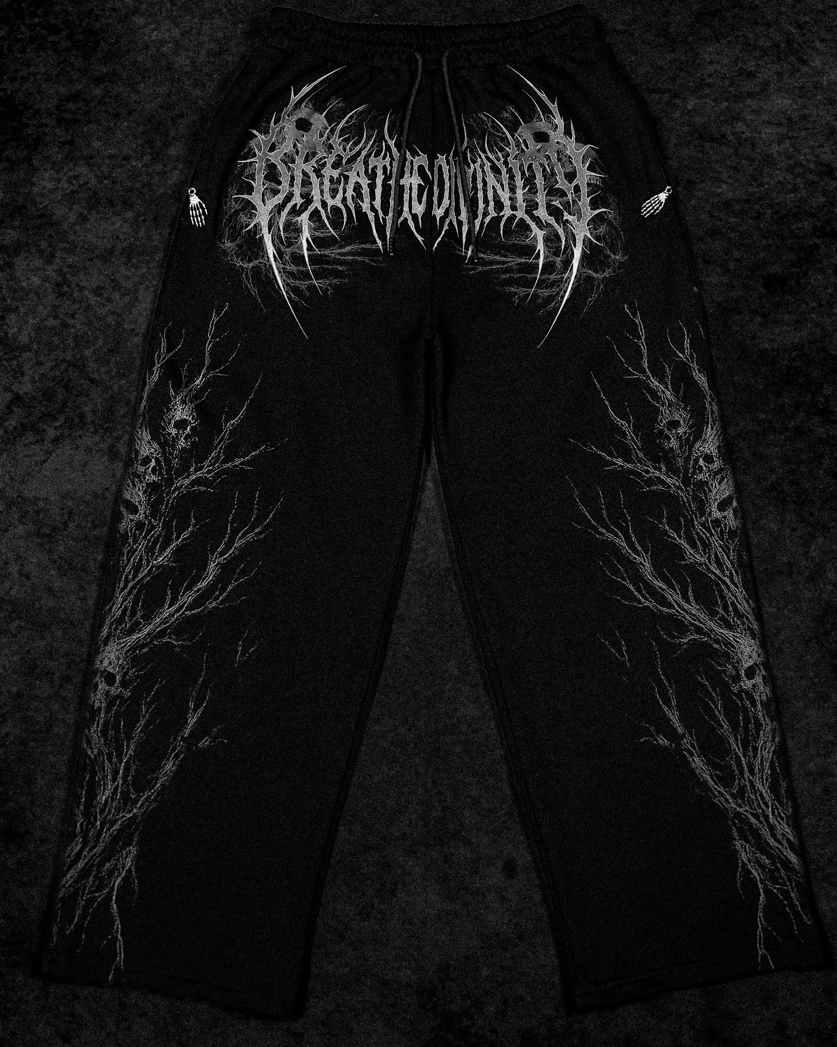 Dark Forest Uncuffed Luxury sweatpants [MIDNIGHT] – Breathedivinity
