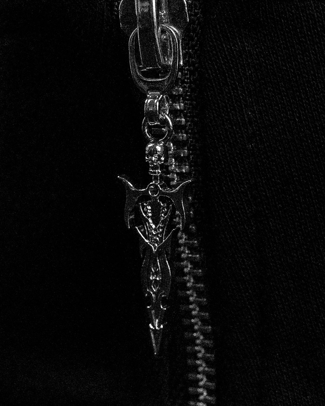 Deathstalker Oversized Zip-up jacket VOID BLACK – Breathedivinity