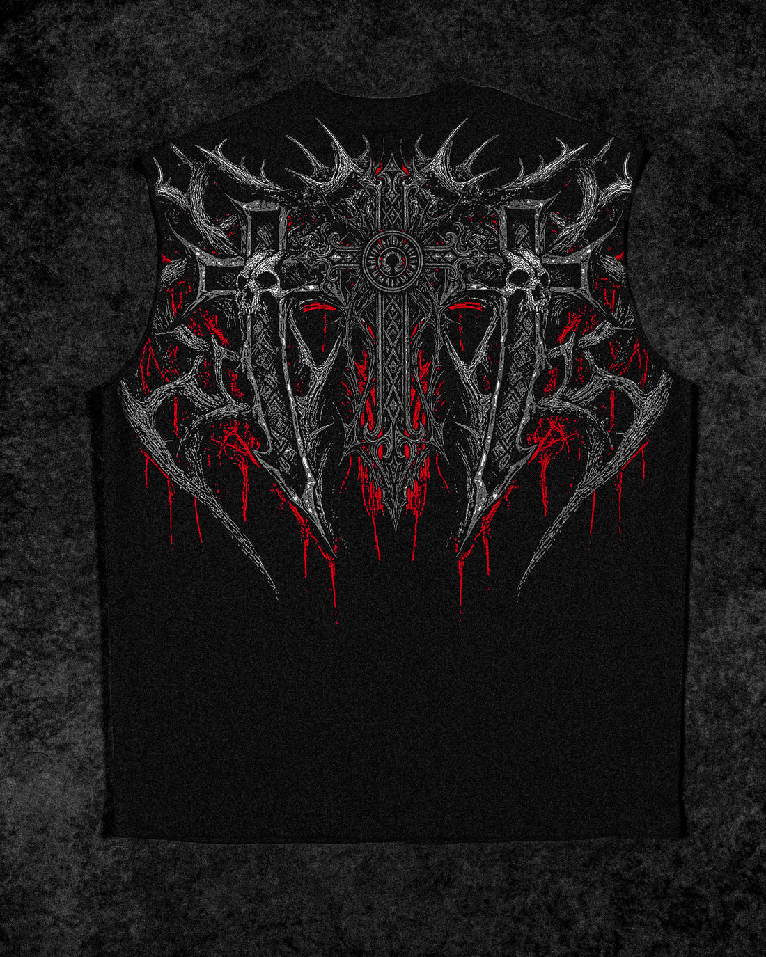 Heaven's Gate Cut-off Tee [NIGHTMARE] – Breathedivinity